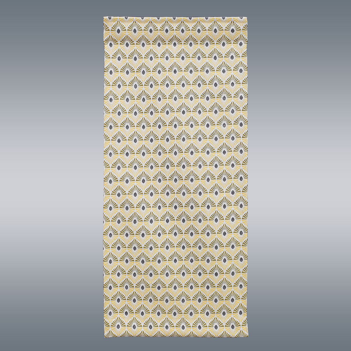 Paneele Dekovorhang Deko-Paneele Zaire Mostaza gold Webstoff